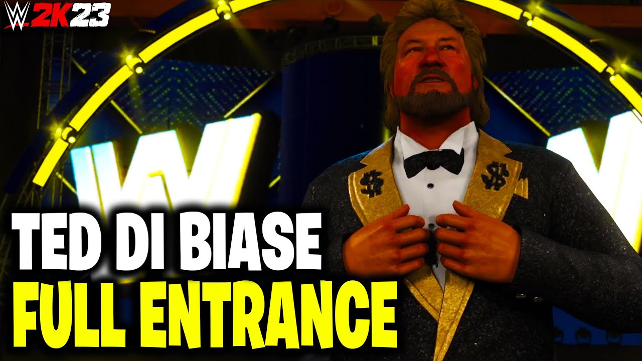 WWE 2K23 MILLION DOLLAR MAN TED DI BIASE FULL ENTRANCE - YouTube