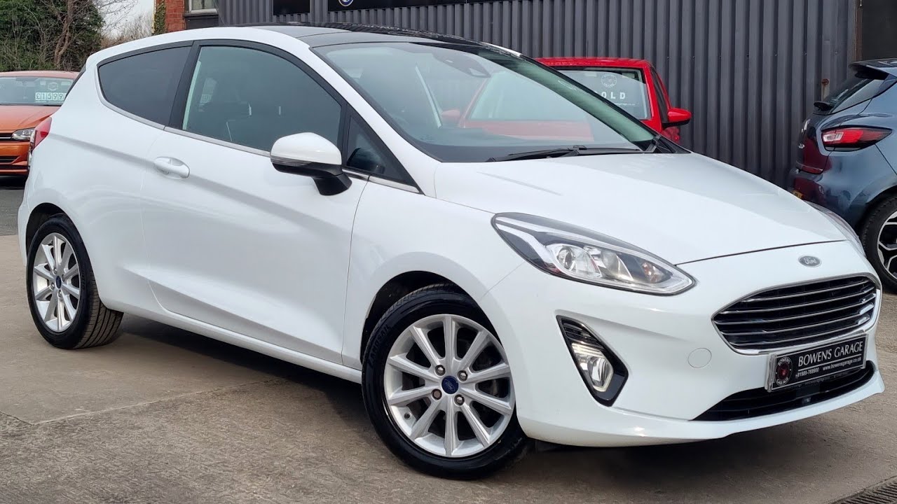 2018 (67) Ford Fiesta Titanium 1.0 3Dr in Frozen White. 29k Miles. 3 ...