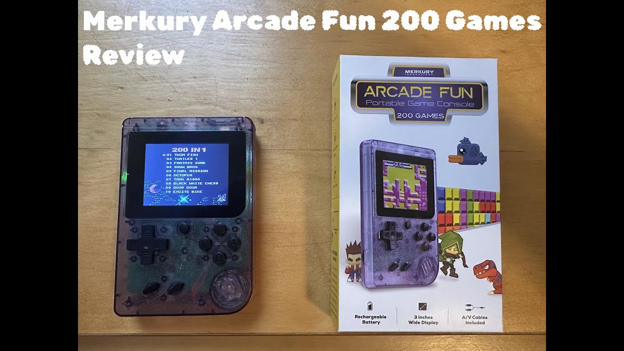 Does Walmart sell illegal roms? Merkury Arcade Fun Portable Game ...