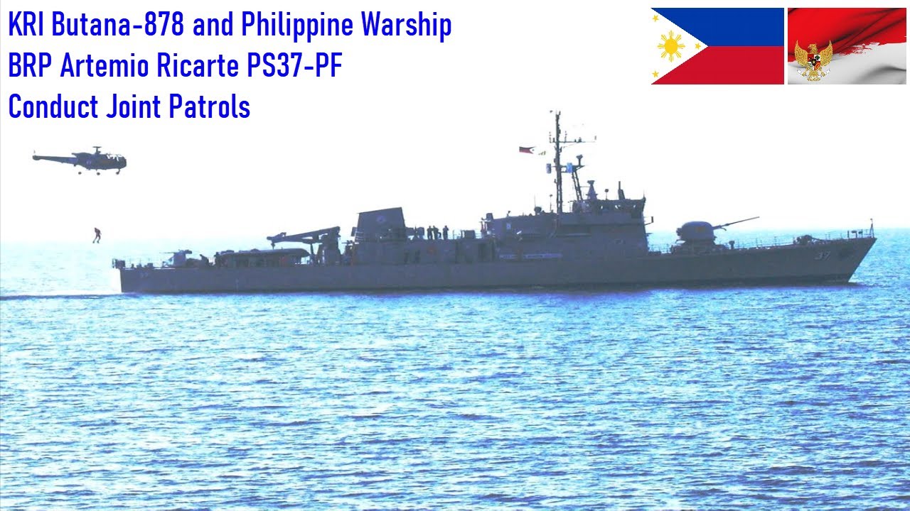 KRI Butana-878 and Philippine Warship BRP Artemio Ricarte PS37-PF ...