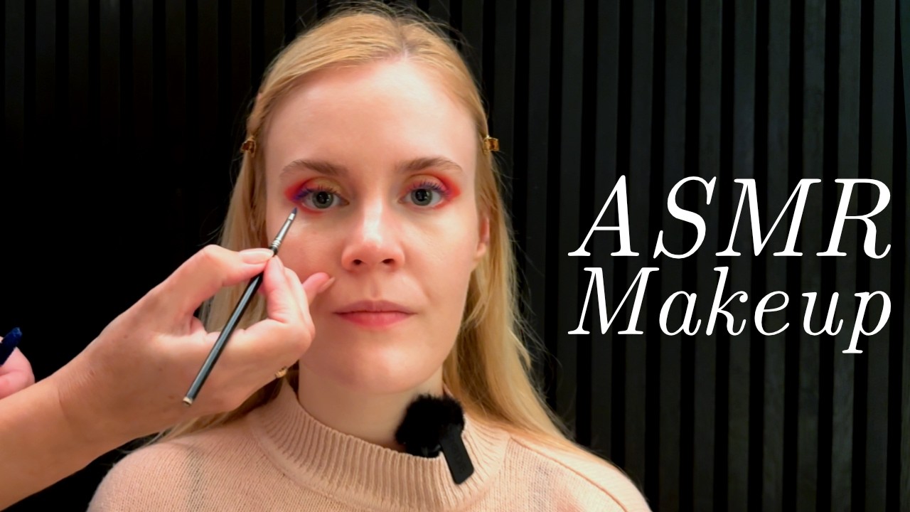 Makeup ASMR - This Editorial Striking Makeup Surprised Me ...
