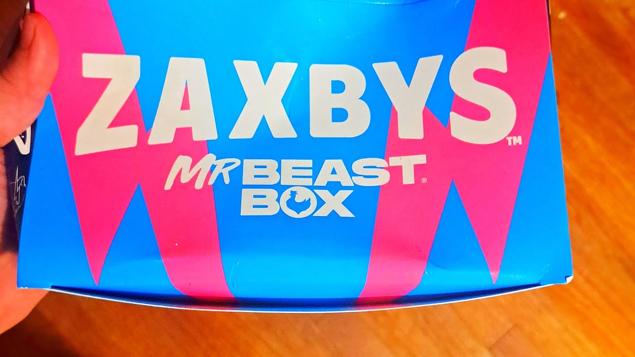 ZAXBY'S NEW MR BEAST BOX REVIEW - YouTube