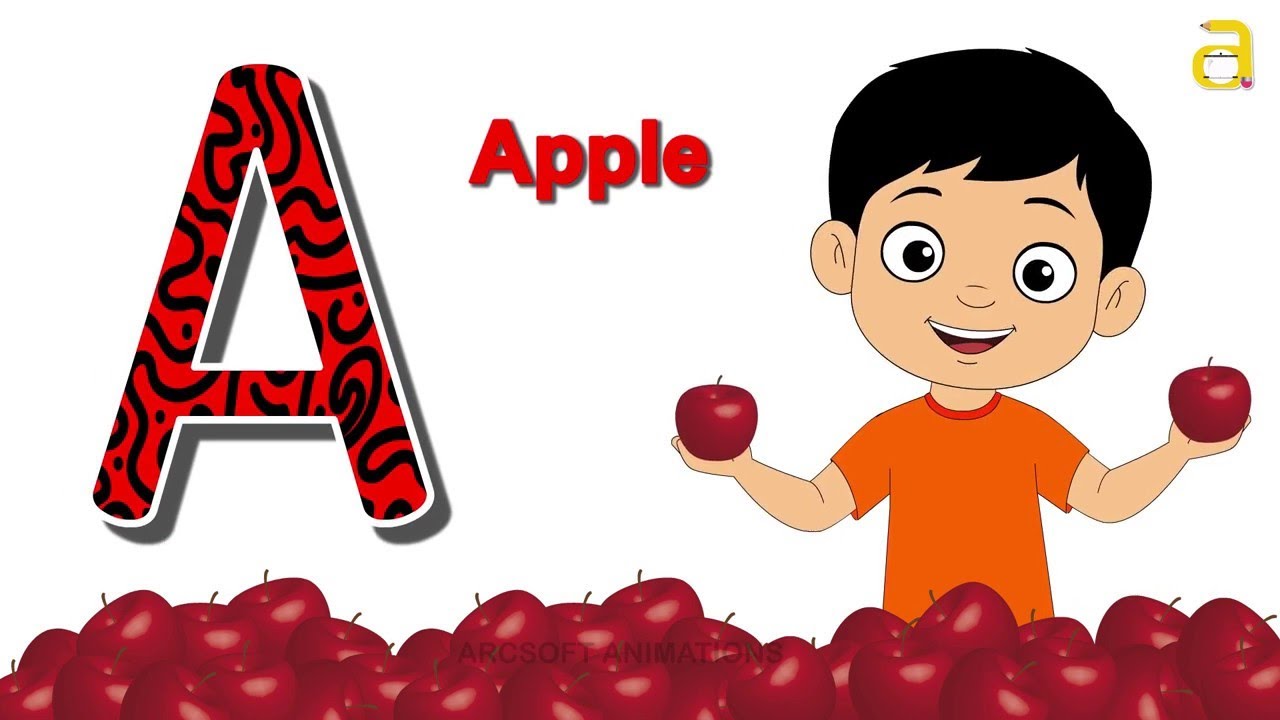 ABCD Phonics song Two abcd words Nursery rhymes A to Z alphabet phonics ...