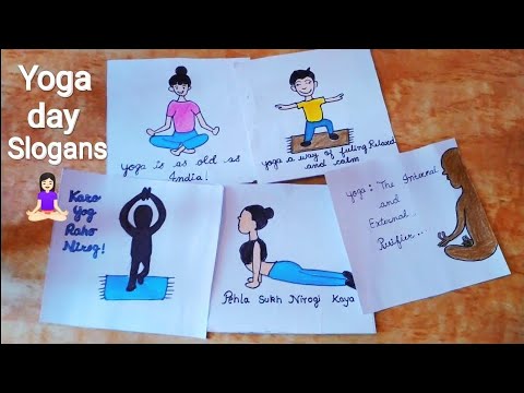 5 Best International Yoga Day slogans | Yoga Day Slogans - YouTube