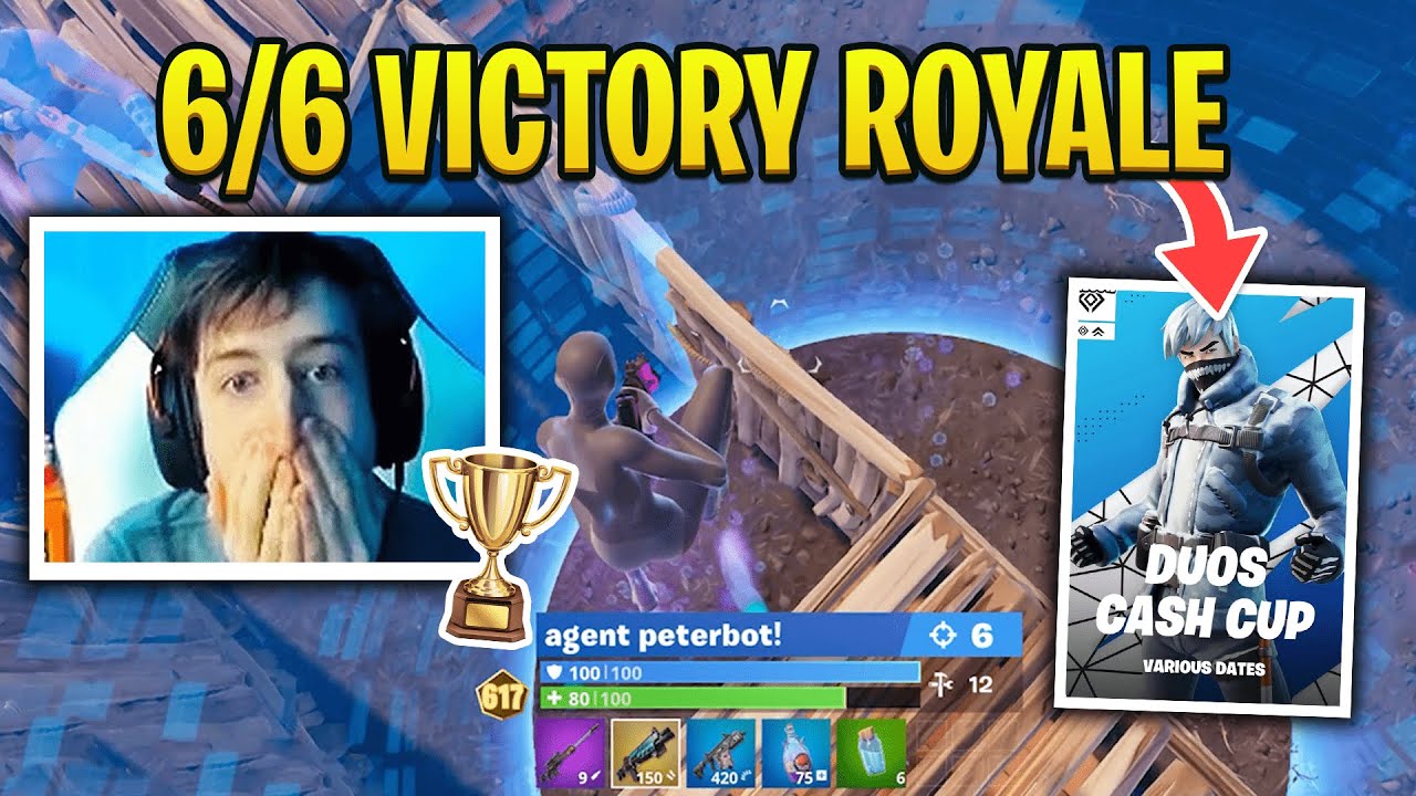 PeterBot 1ST Place Duo Cash Cup Finals (6 Games WIN) - YouTube