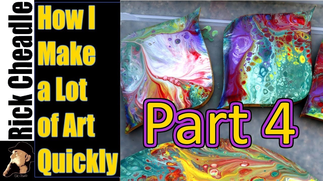 How I Make Several Pieces of Art in a Short Amount of Time PART 4 - YouTube