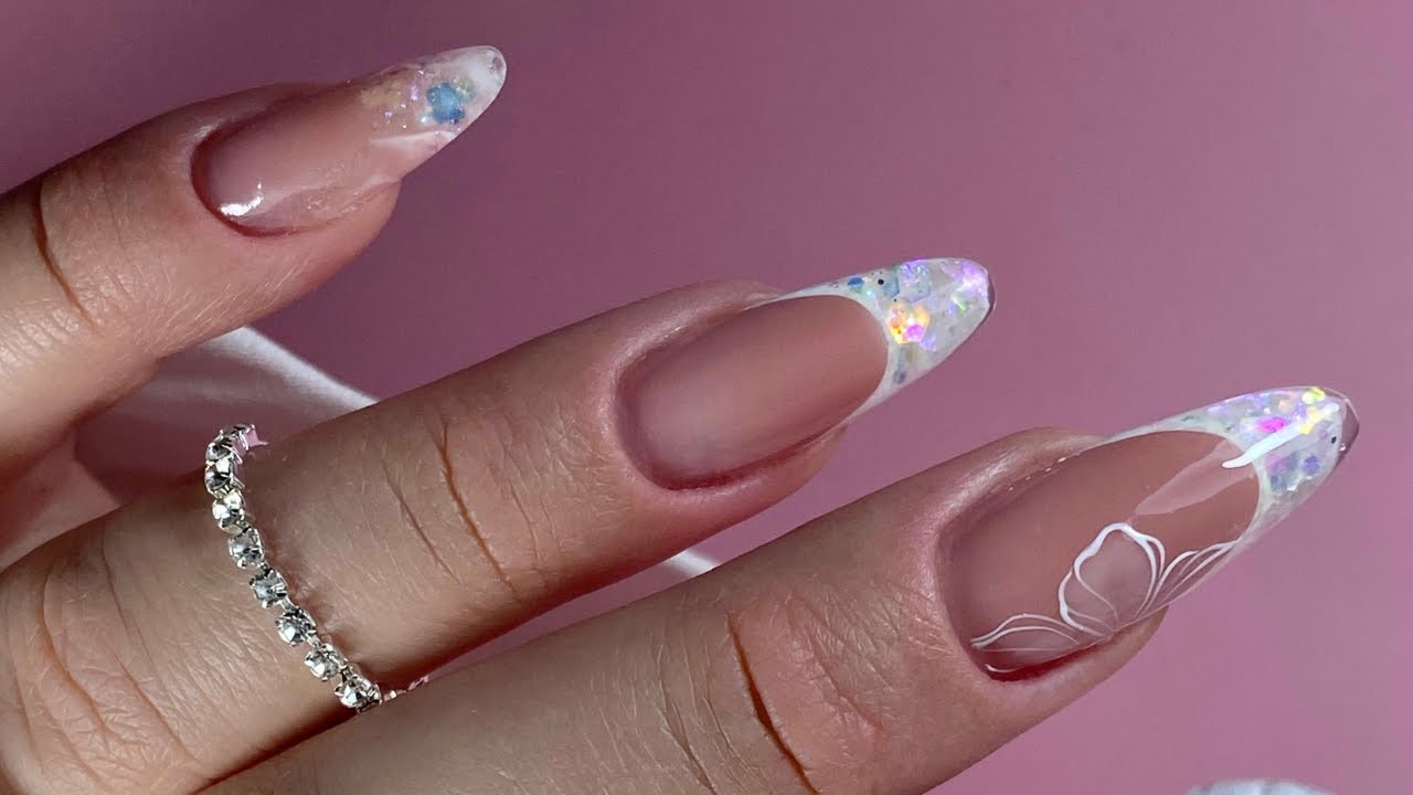 How to: Reverse French in Gel| French inversa | Refill unghie passo ...