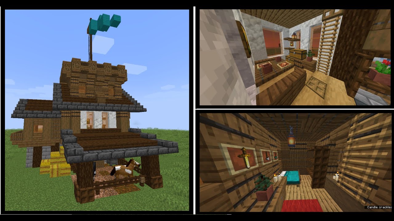 Minecraft Medieval Outpost - YouTube