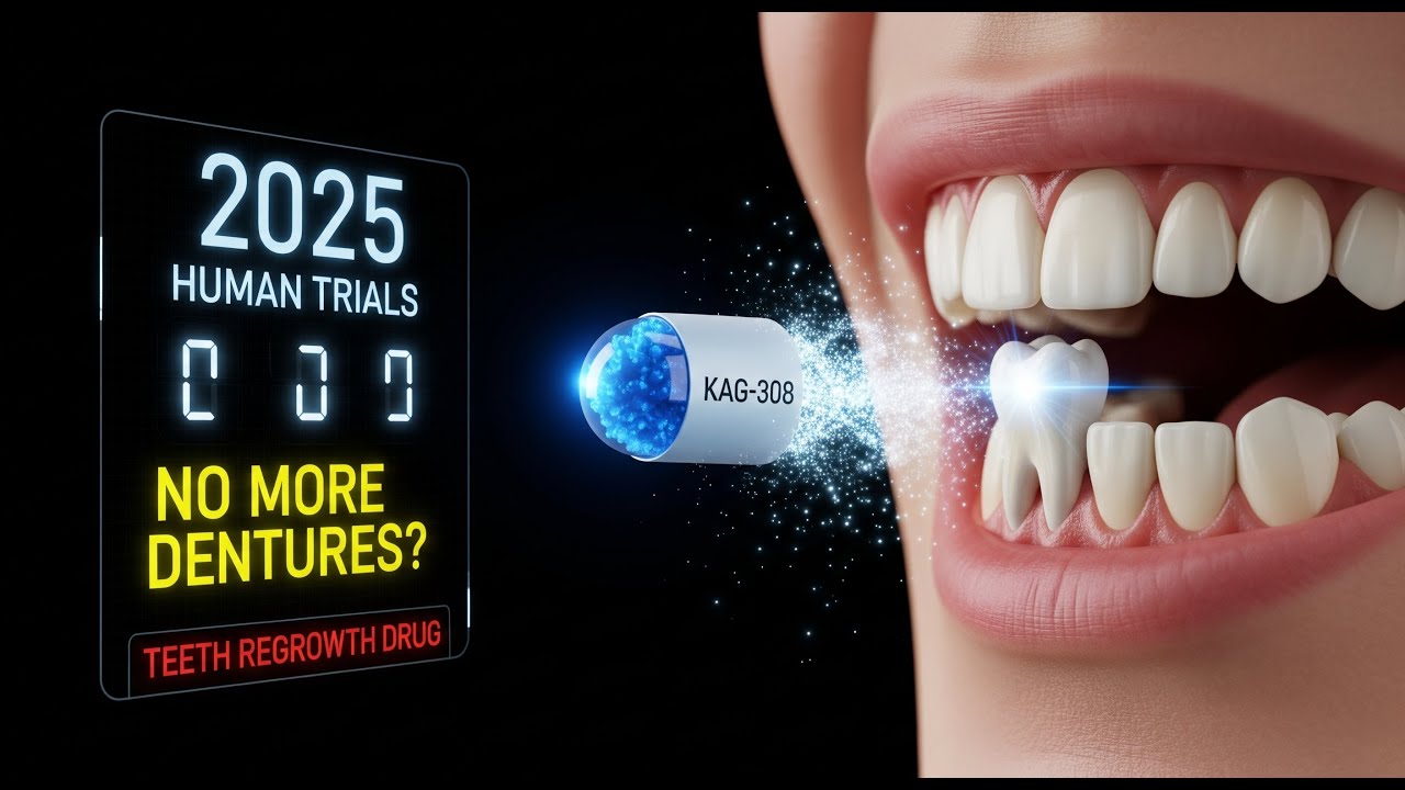 WORLD'S FIRST: Tooth-Regrowing Drug Hits Human Trials in 2025! - YouTube