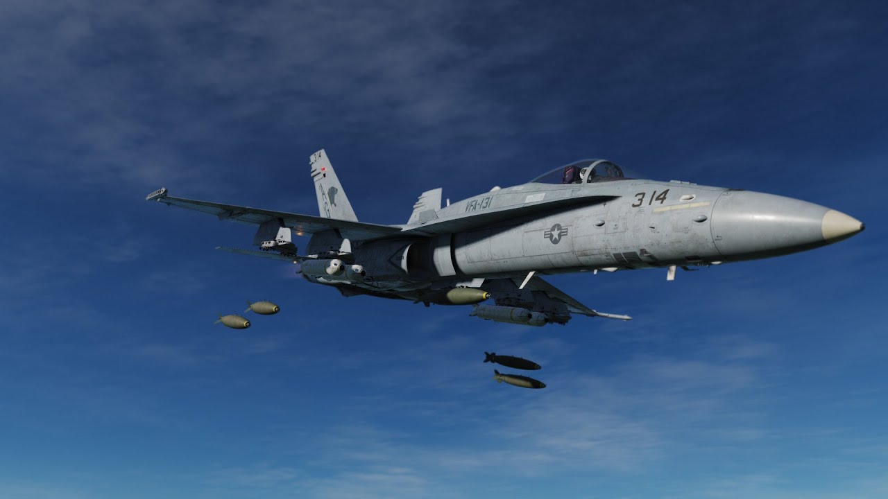 DCS World Movie | F-18 bombing | JDAM | - YouTube