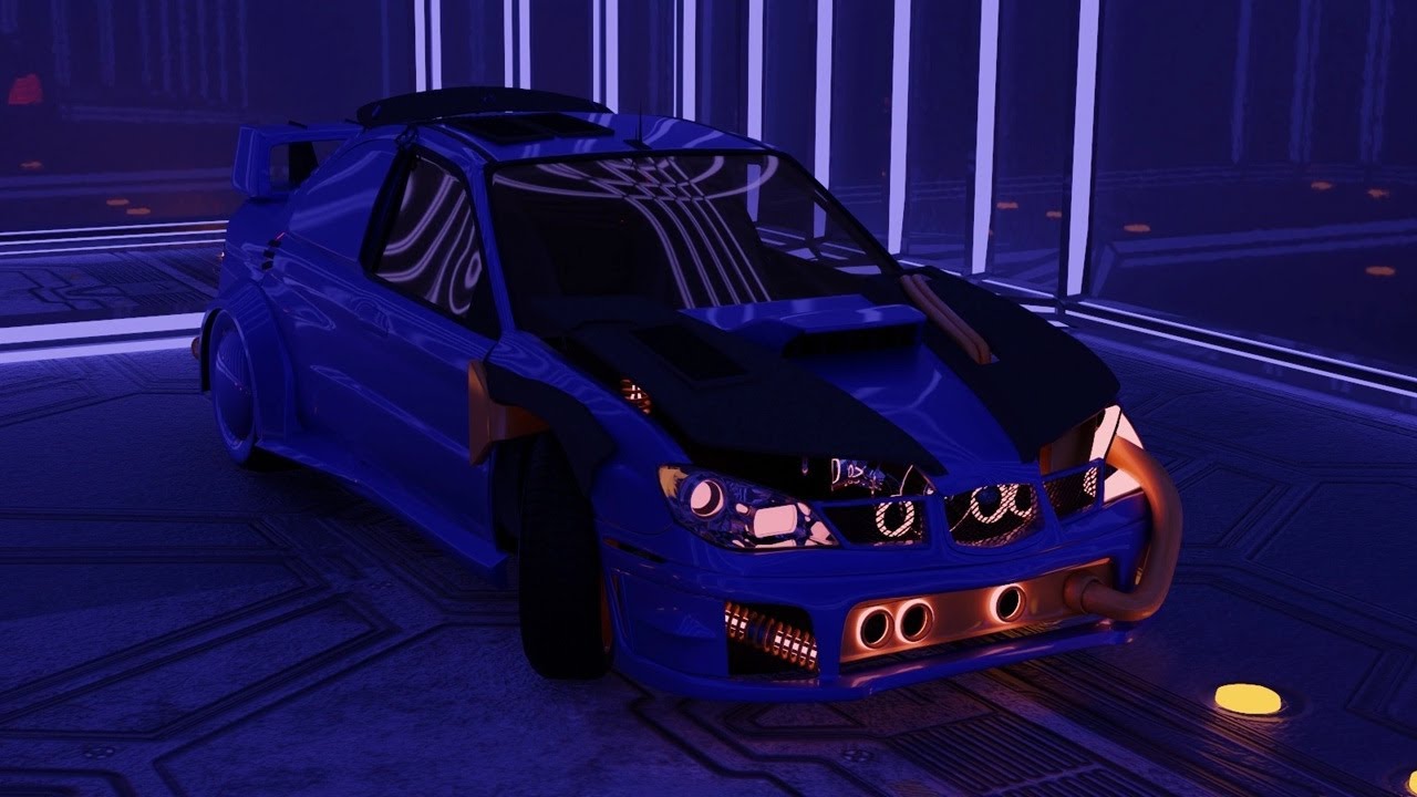 Subaru Impreza WRX STI 2006 Cyberpunk (Blender, 3D) - YouTube