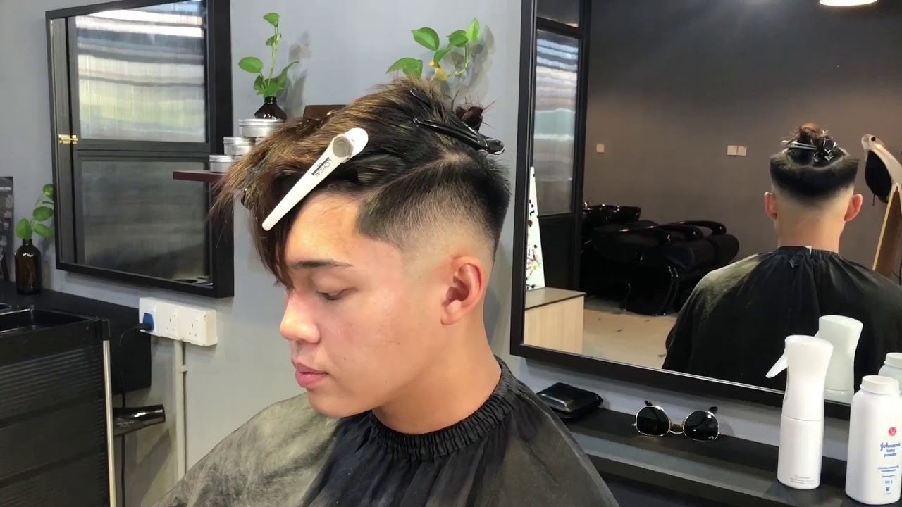 Mid fade with a curve guideline - YouTube
