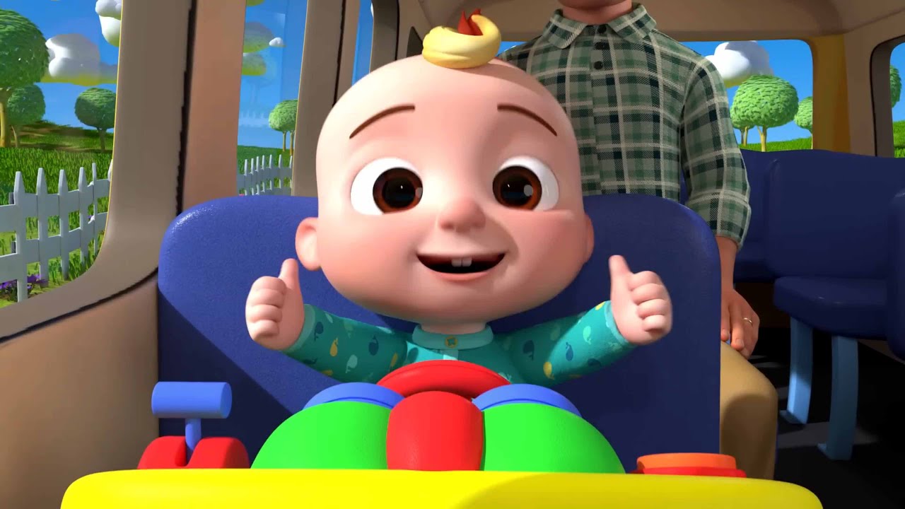 Wheels on the Bus CoCo 🍉melon Nursery Rhymes Kids Songs - YouTube