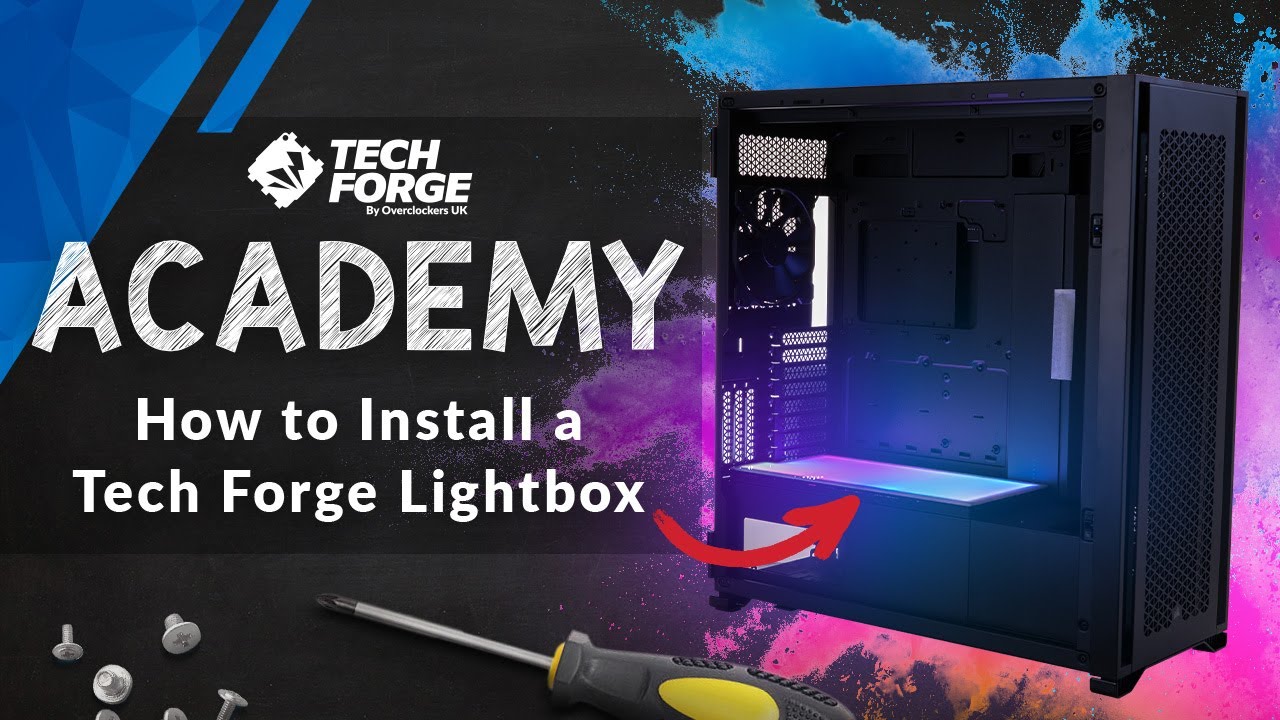 How To Install a TechForge PC Case Light box | Overclockers Academy ...