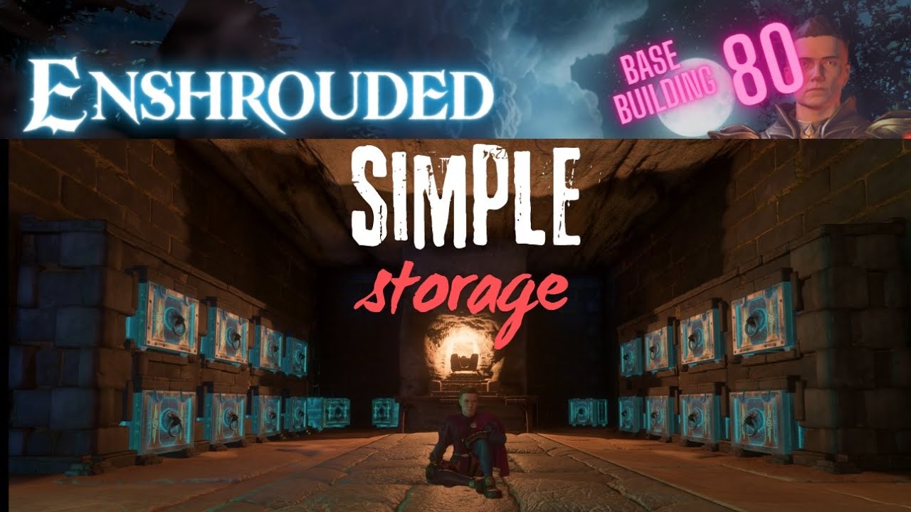 Enshrouded | I am building an easy and basic storage - YouTube