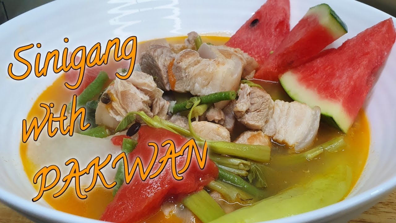 Watermelon soup | Sinigang with Pakwan | Pork Sinigang new version ...