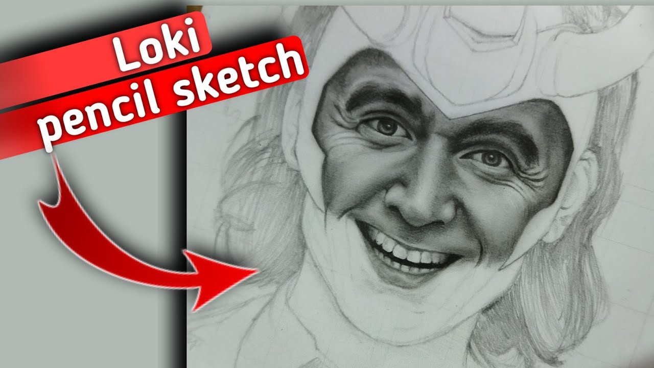 Loki pencil sketch | #loki Drawing (part👉2) -Mr. Gopal Thakur Art - YouTube