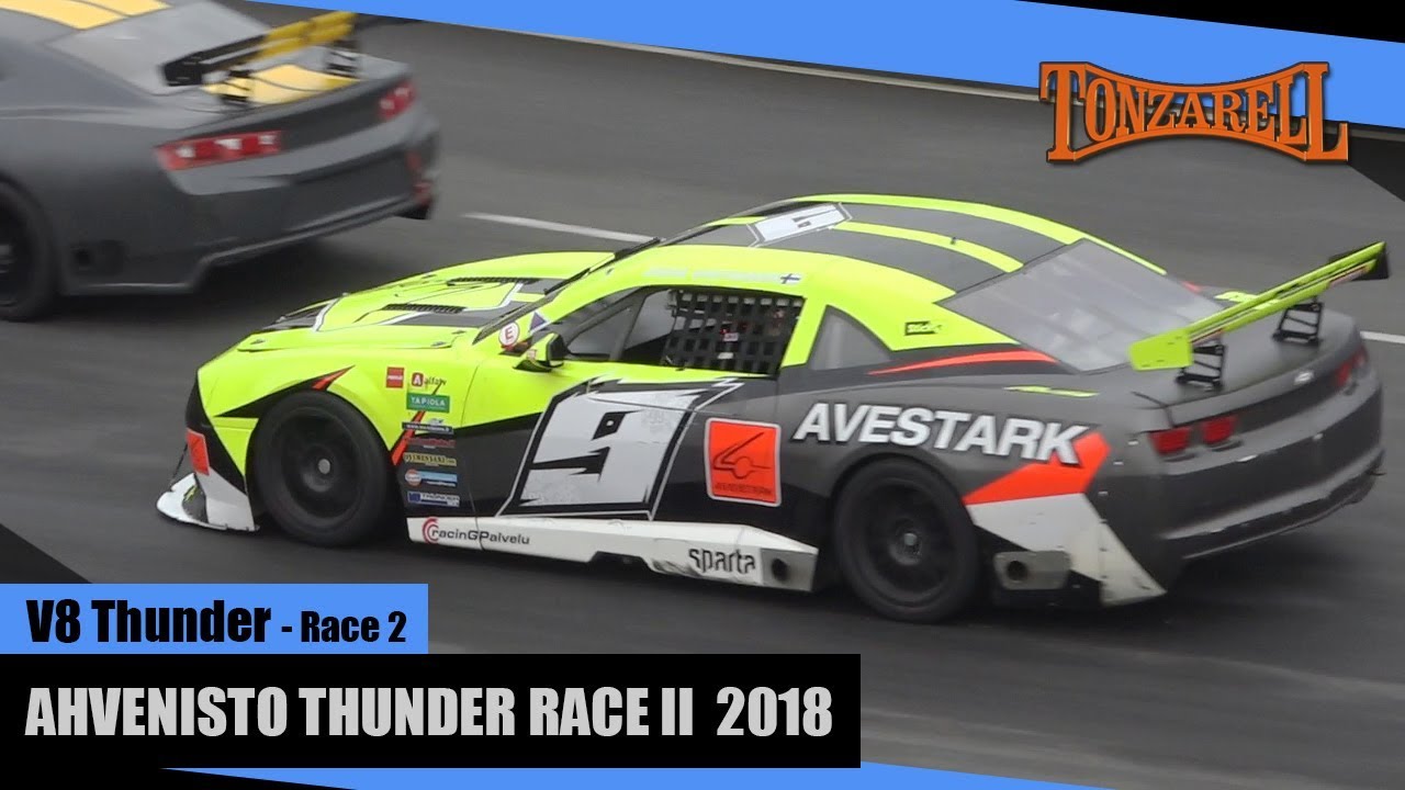 V8 Thunder 1.race -2018 Ahvenisto Thunder Race - YouTube