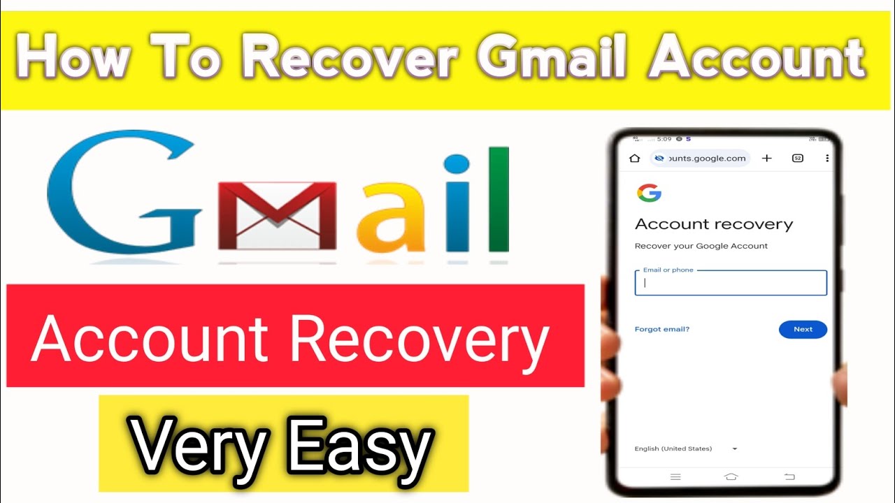 How To Recover Gmail Account without Phone Number And Recovery Email ...