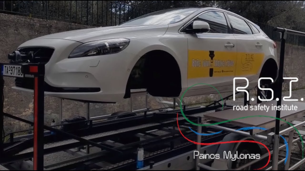 Rollover Simulator - Road Safety Institute Panos Mylonas (R.S.I) - YouTube
