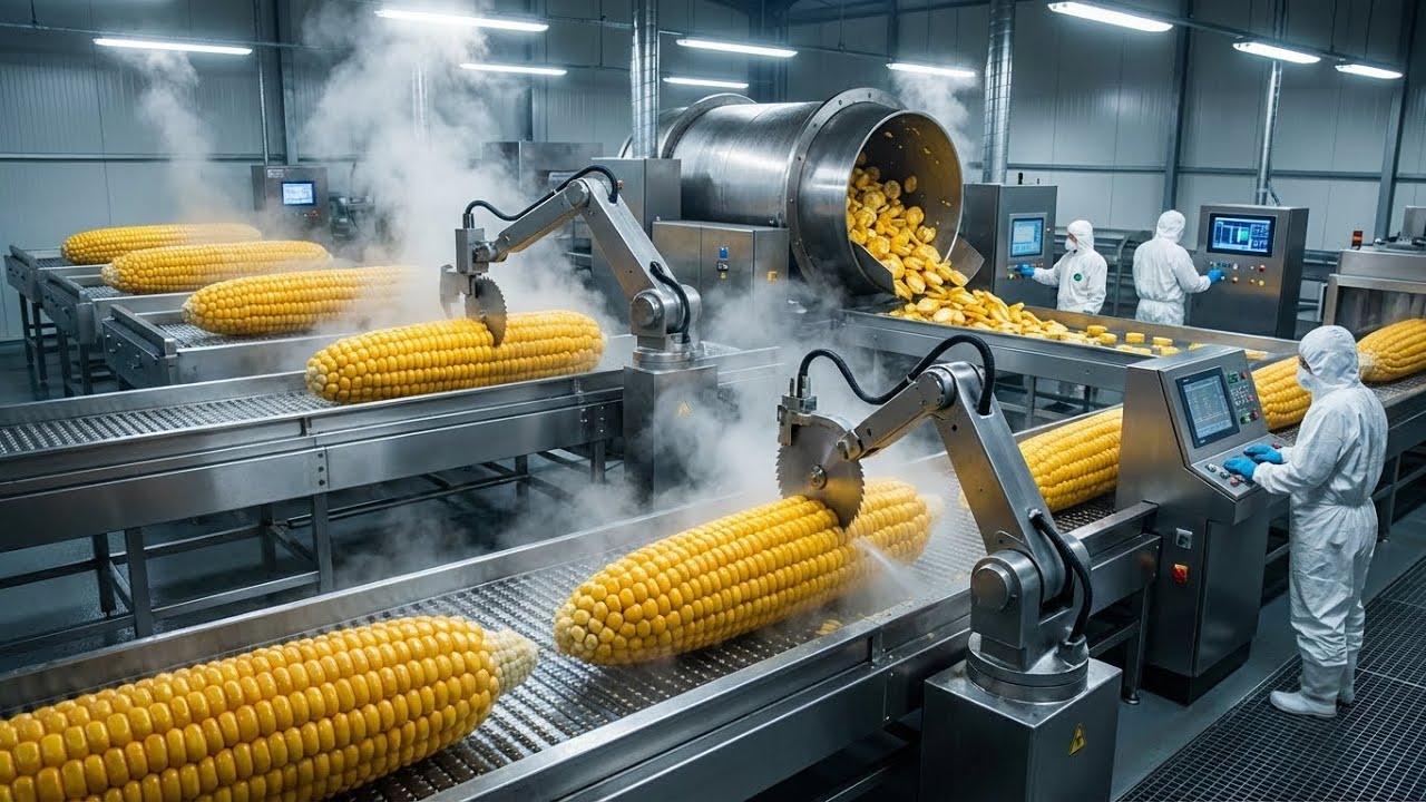 Inside a Giant Cornflakes Factory 🌽 How Millions of Crispy Flakes Are ...