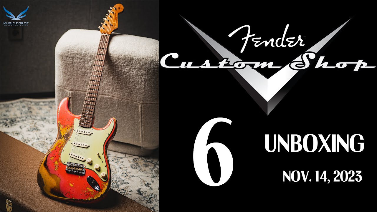 6 Fender Custom Shop Guitars Unboxing I November. 14, 2023 - YouTube