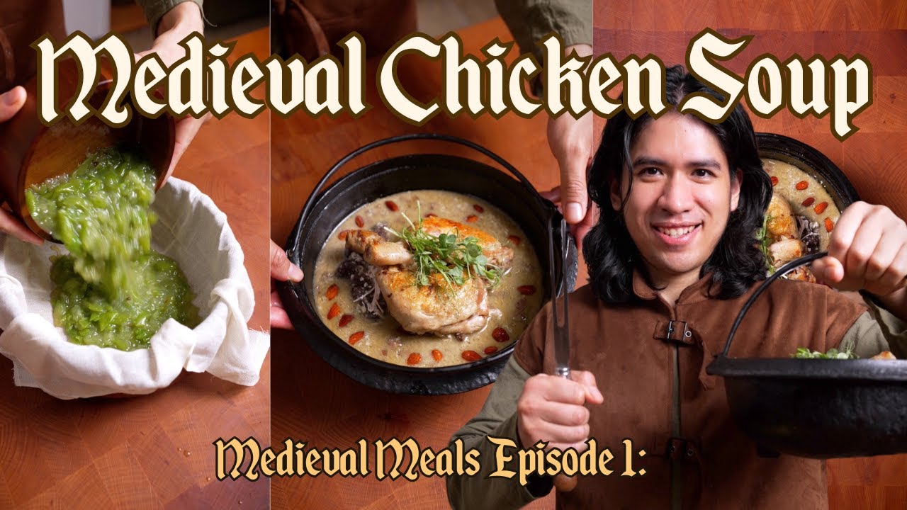 Medieval Chicken Soup | Chicken Potage | Medieval Meals Ep: 2 - YouTube