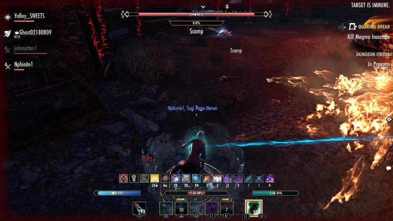 The Elder Scrolls Online_solo last boss, Normal Dread Cellar - YouTube