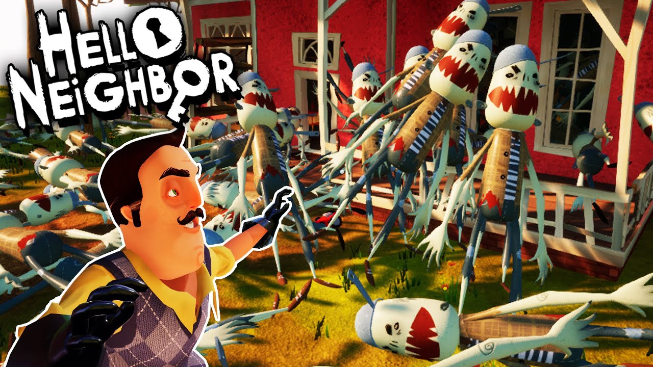 HELLO NEIGHBOR ZOMBIE LAUNCHER | Hello Neighbor Mod - YouTube