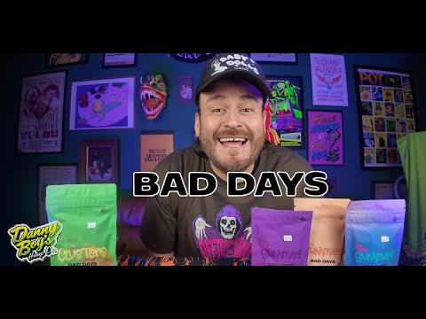 Bad Days THC Gummies Review | Danny from Danny Boys Hemp Co Tries the ...