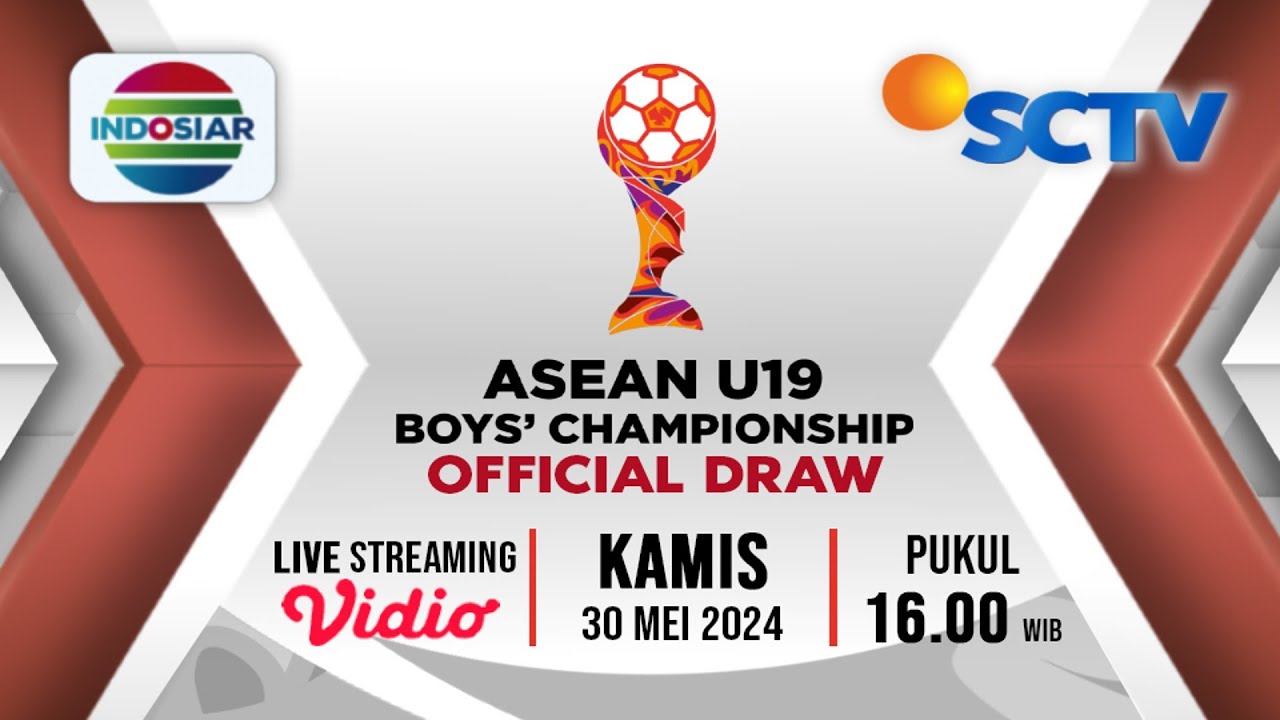 ASEAN U19 BOY'S CHAMPIONSHIP OFFICIAL DRAW - YouTube