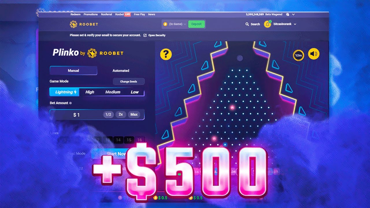 UNA BOLA DEL PLINKO ME PAGA 500 DOLARES EN ROOBET - YouTube