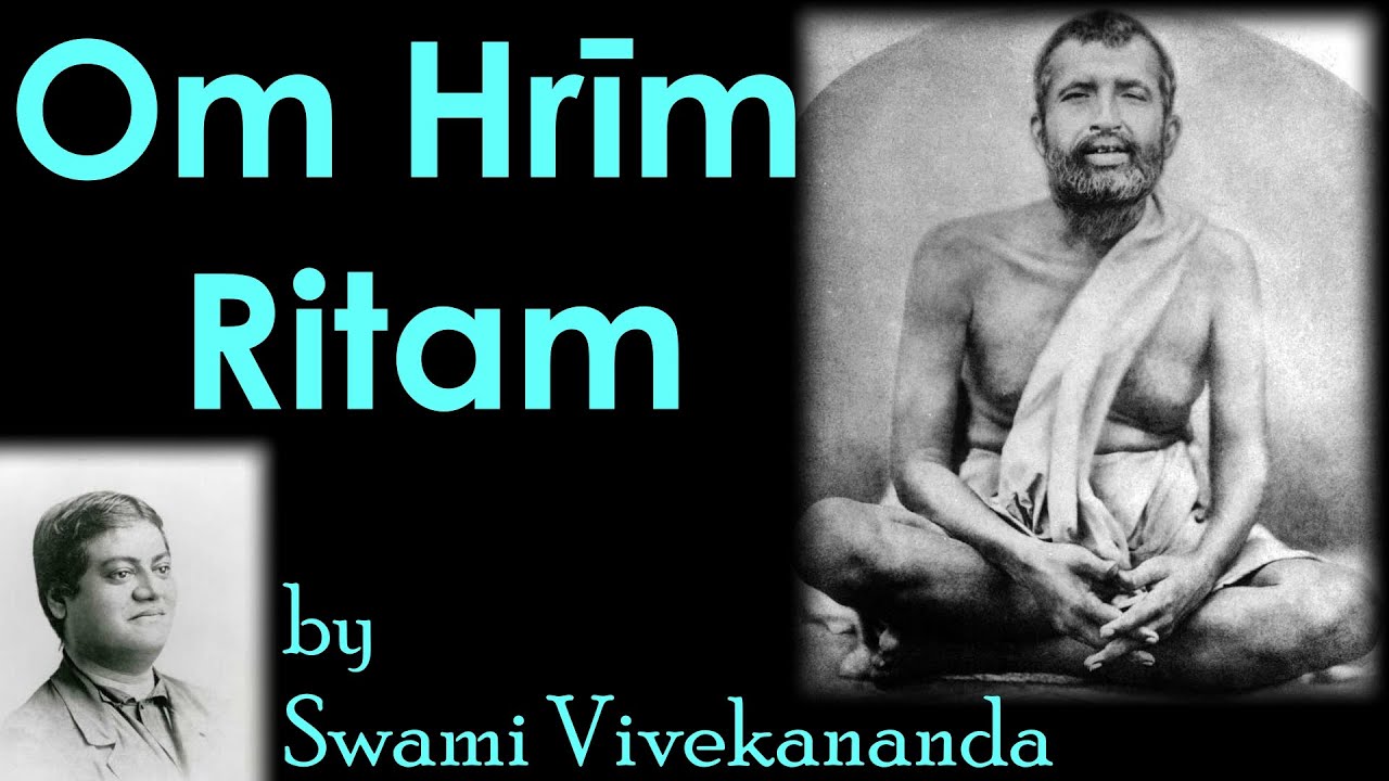 Om Hrim Ritam with lyrics - A Hymn To Ramakrishna by Swami Vivekananda ...