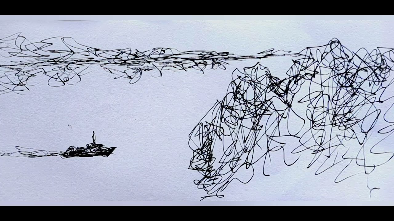 gel pen drawing - YouTube