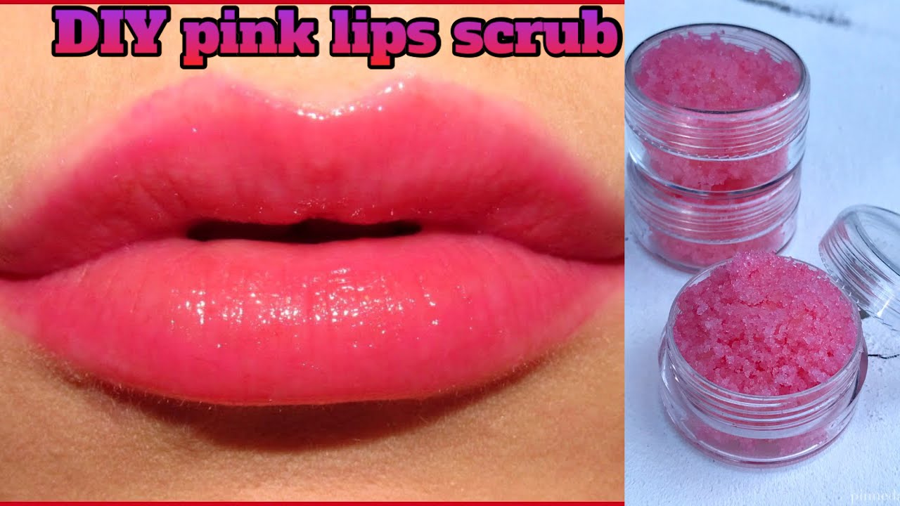 How to pink lips Naturally (How to get rid of dark lips) - YouTube