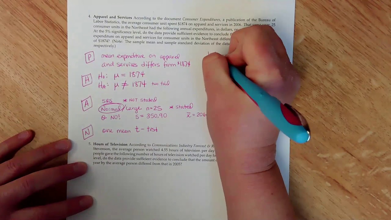 Math 113 Ch20E PHANTOMS For One Mean T test YouTube Math 113 Ch20E PHANTOMS For One Mean T test YouTube