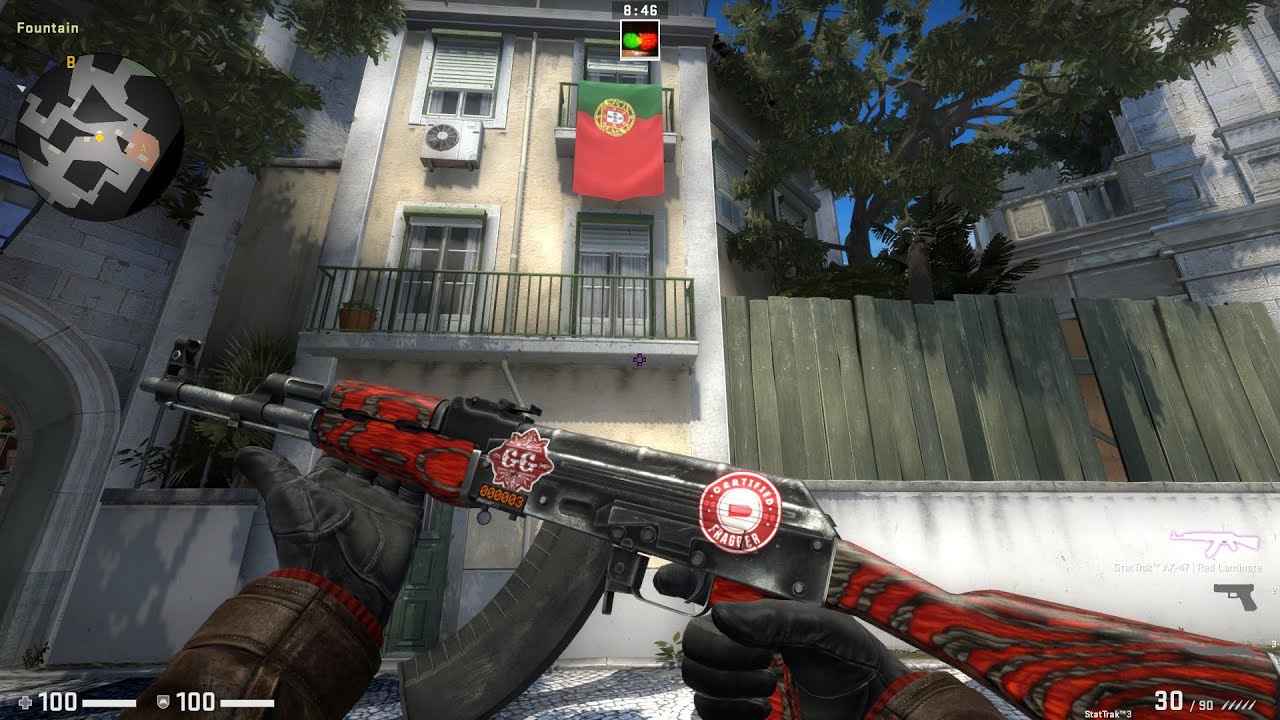 CSGO StatTrak™ AK-47 Red Laminate Field Tested - YouTube