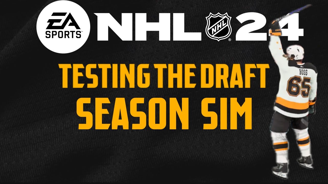 Testing the Draft Season Sim - NHL 24 - YouTube
