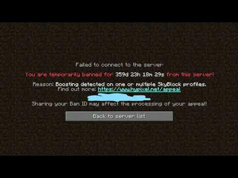 hypixel skyblock banned and wiped for winning a giveaway - YouTube