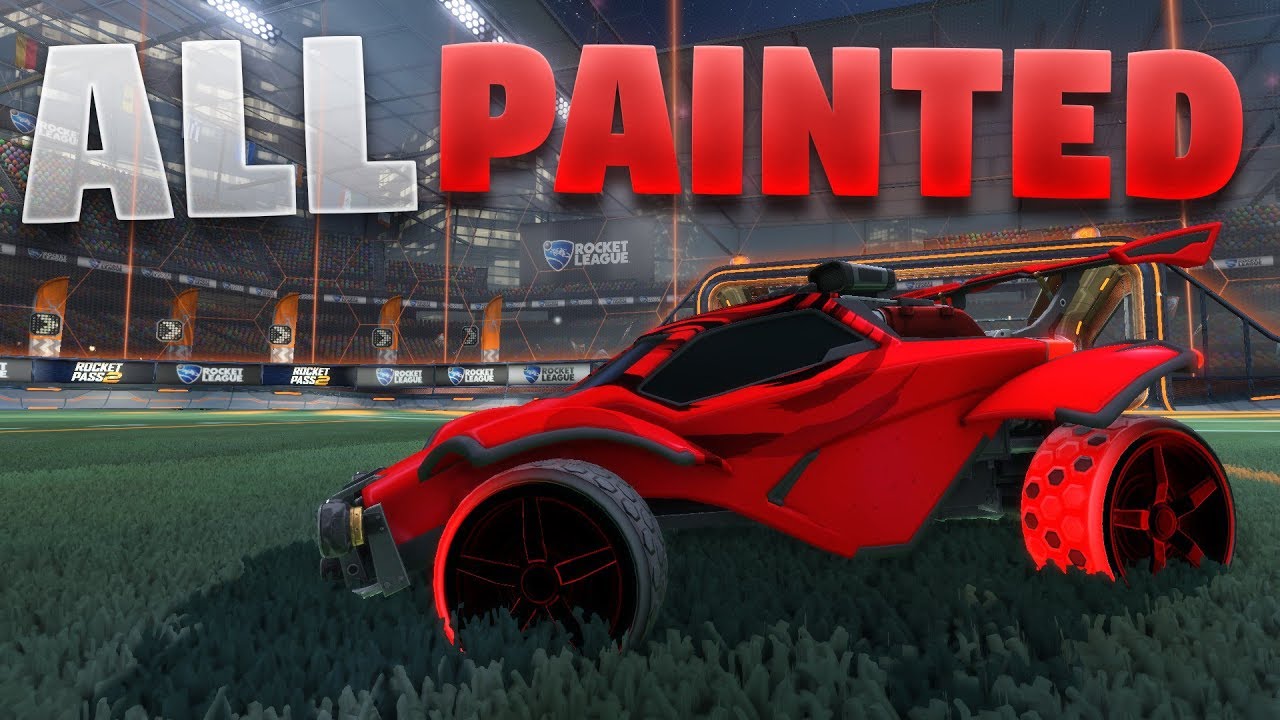 All Painted 'Gripstride HX Inverted' Wheels On Rocket League (New ...
