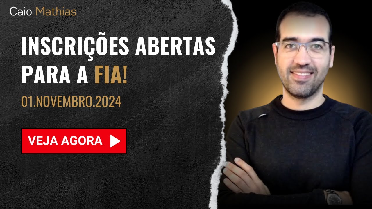 ENTRE PARA A NOVA TURMA DA FIA | CAIO MATHIAS - YouTube