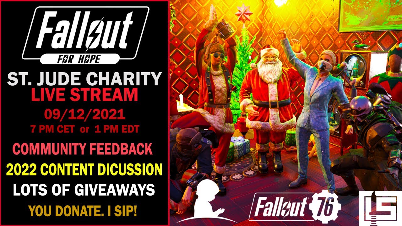 Fallout for Hope Charity Stream! Day 1 - 2022 Feature Discussion ...
