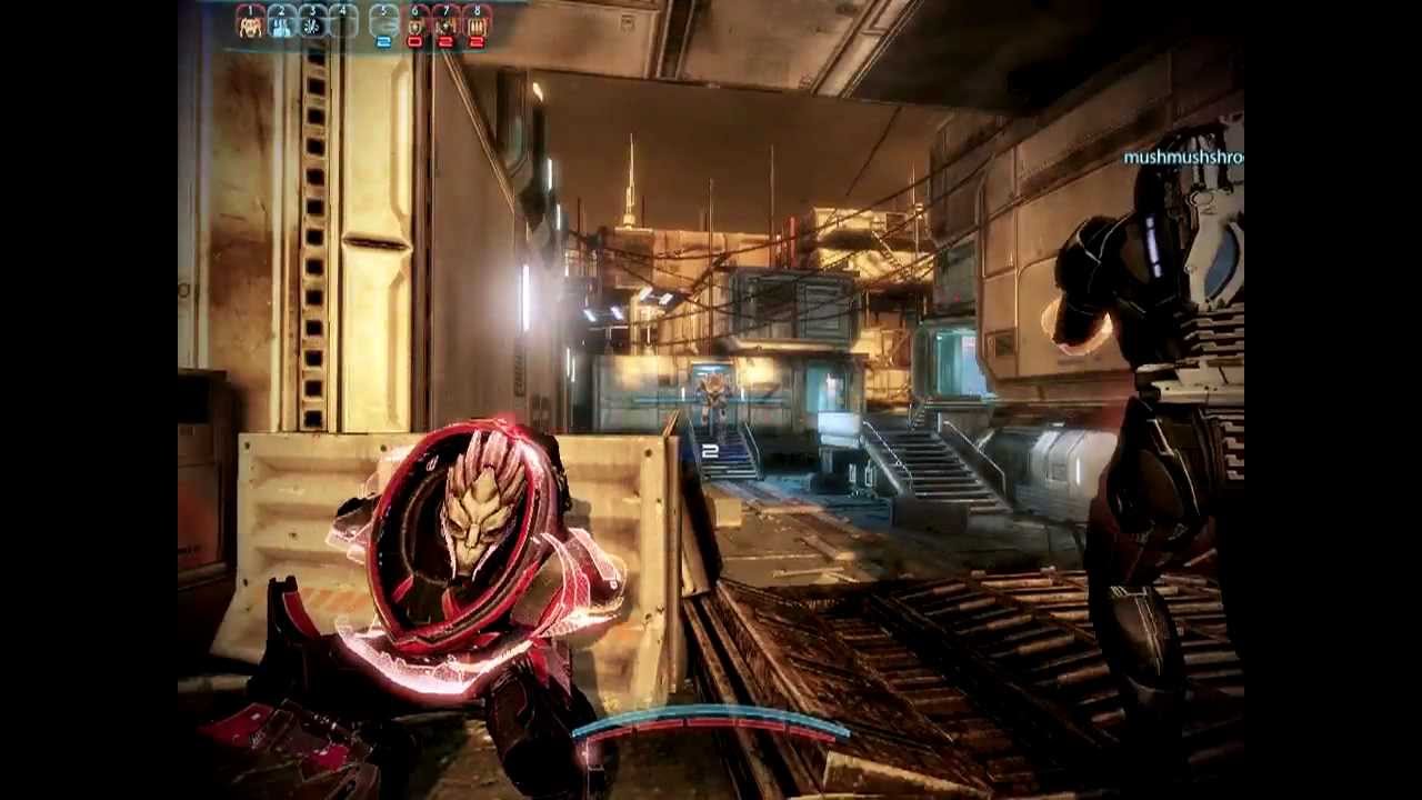 Mass Effect 3 Demo- Turian Sentinel IV, the Missile Launcher - YouTube