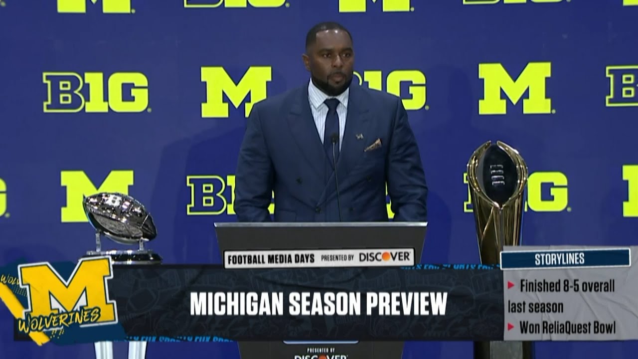 Coach Moore - Michigan Big10 Football - YouTube