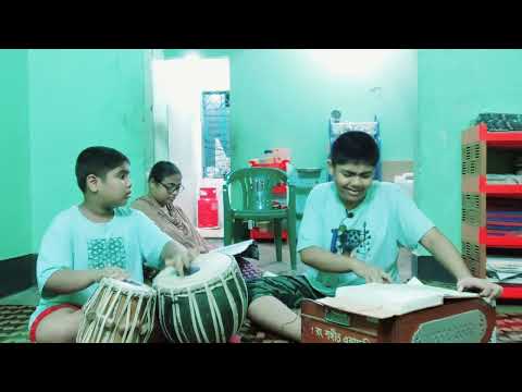 Ogo surero bani mala diye tumi by Sharaj.  Tab: Rhrishav.