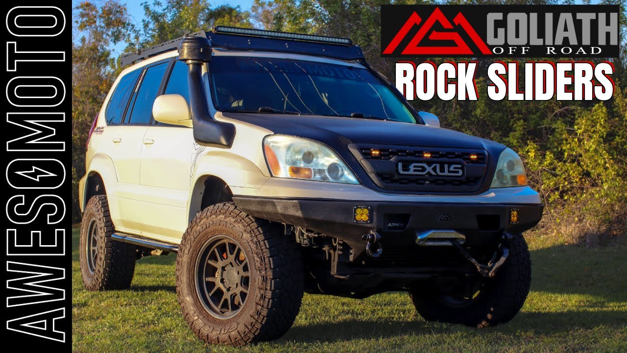 Vlog 99 - Goliath Offroad GX470 Rock Sliders - YouTube