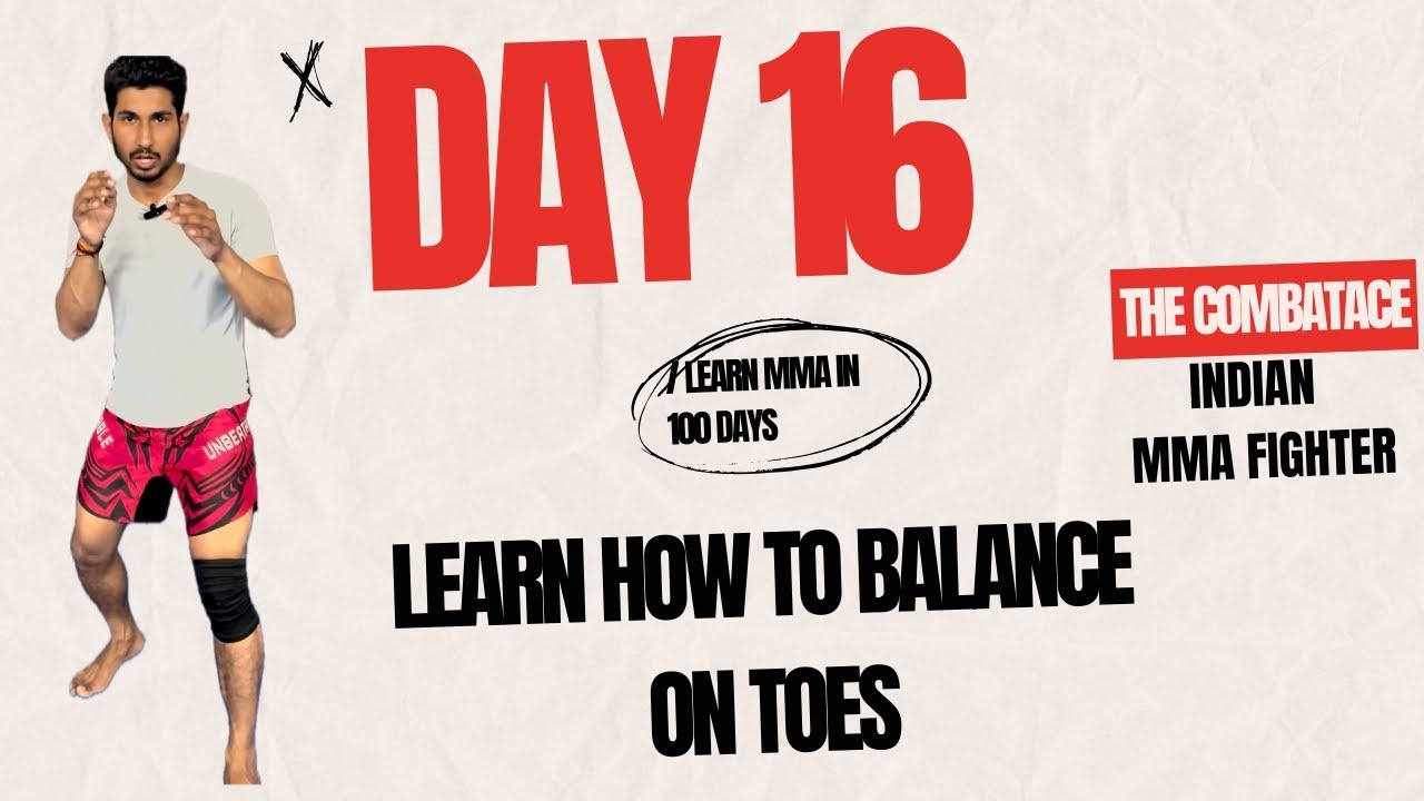 MMA Fundamentals: Day 16 - learn how to balance on toes - YouTube