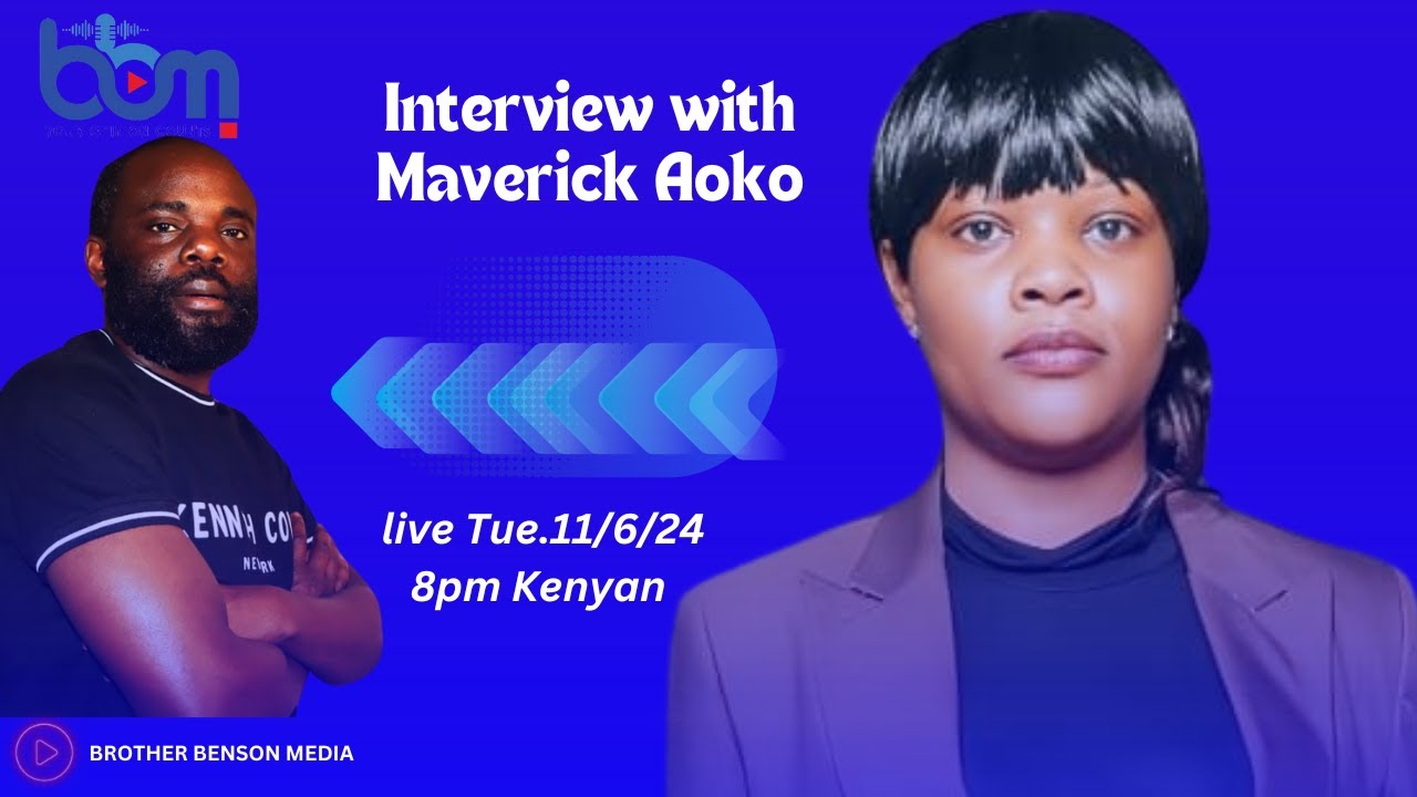 IN CONVERSATION WITH MAVERICK AOKO : THOUGHTS , EXPERIENCE , AND VISION ...