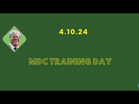 MDC Training Day 4.10.24 - YouTube