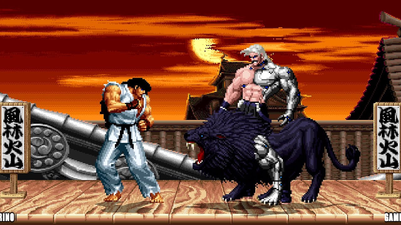 RYU SUPER SAIYAJIN VS CYBER RUGAL - YouTube